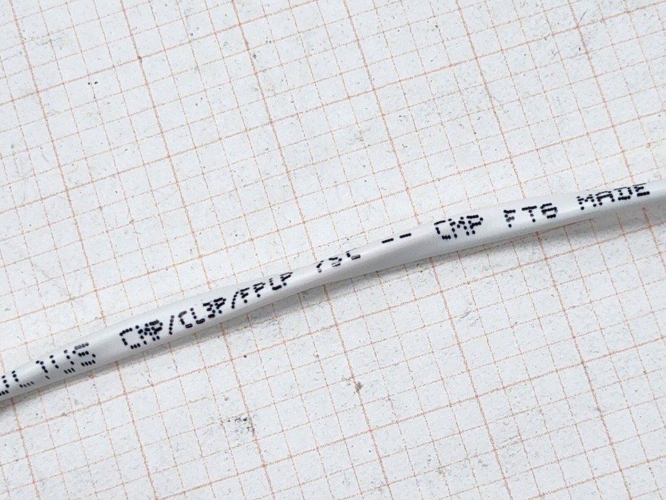 Southwire/Tappan G50032 16/2C Solid Plenum Fire Alarm Cable FPLP White ...