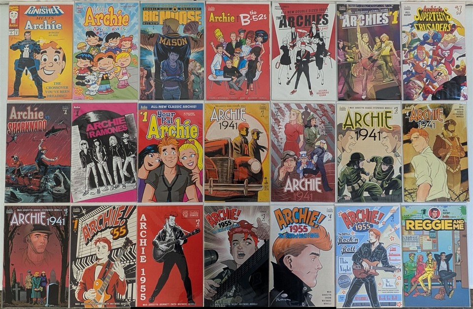 Archie Themed Lot of (229) Comics Punisher x Archie | Archie 1941 ...