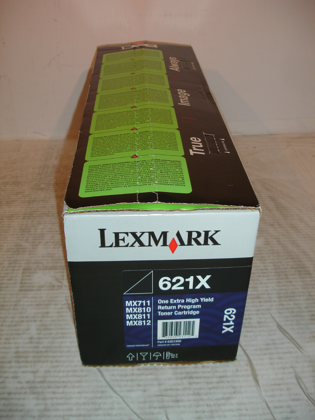 Lexmark MX 711/810/811/812 Extra High Yield Toner Cartridge 62D1X00 ...