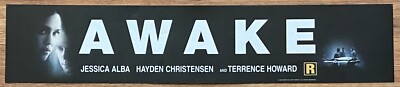 📽 Awake (2007) - Jessica Alba - Double-Sided - Movie Theater Mylar ...
