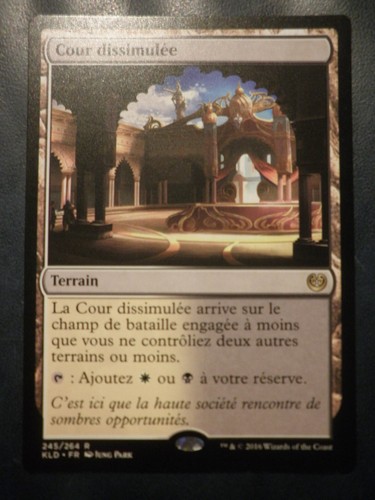 mtg magic Concealed Courtyard kaladesh ENGLISH FRENCH Cour dissimulée 4 ...