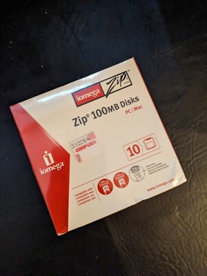 Iomega Zip Drive Disks 10 pack 100MB PC Mac Formatted NEW | eBay