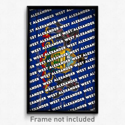West Alexander Pennsylvania Poster (PA City Souvenir 11x17 Town Print ...