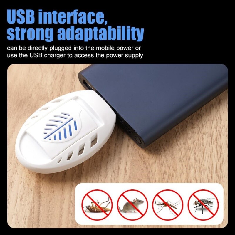 USB Mosquito Repellent Fly Zapper Plug In Insect Killer & 30 Repellent ...