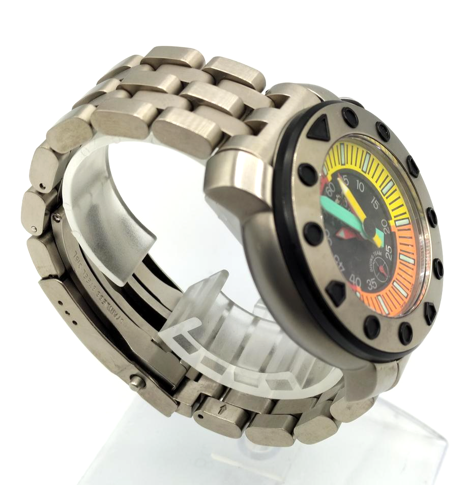 Sector No Limits Diving Team Apnea Titanium Chronograph Quartz Watch ...