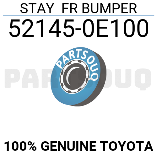 521450E100 Genuine Toyota STAY FR BUMPER 52145-0E100 | eBay