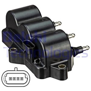 DELPHI Ignition Coil For CHEVROLET DAEWOO Matiz Spark 96291054 | eBay