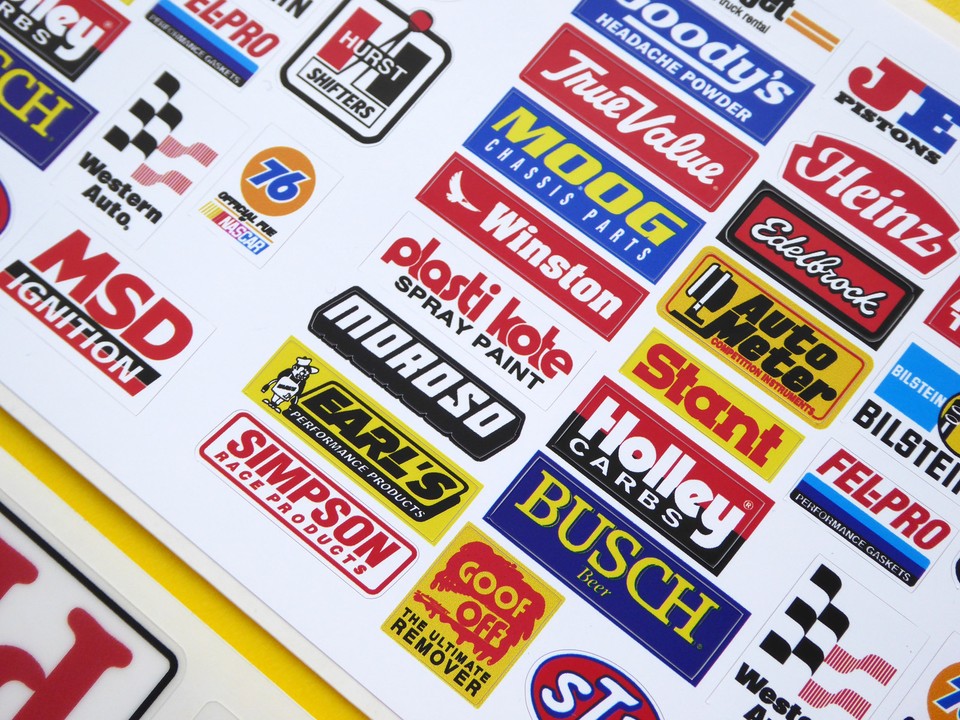 RC 10th SCALE Nascar race car 'SLIM JIM 44' Decals Stickers | eBay