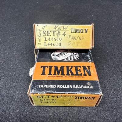 Timken L44649 L44610 Tapered Bearing (st1016) | eBay