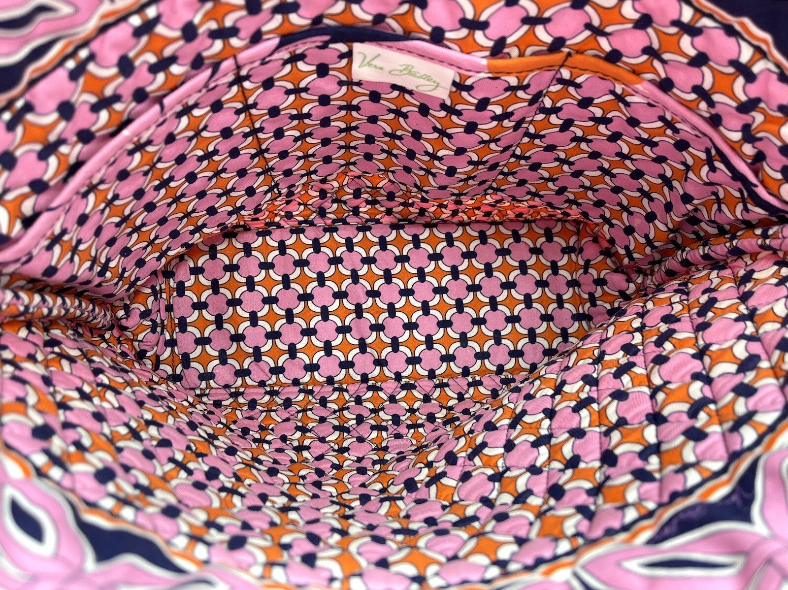 Vera Bradley TOGGLE TOTE Shoulder Bag LOVES ME Handbag Purse EC | eBay