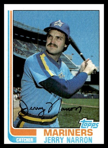 1982 Topps 719 Jerry Narron Seattle Mariners Baseball Card | eBay