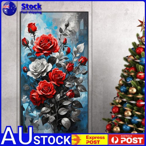 5D DIY Full Round Drill Diamond Painting Rose Kit Home Decor Art Craft ...