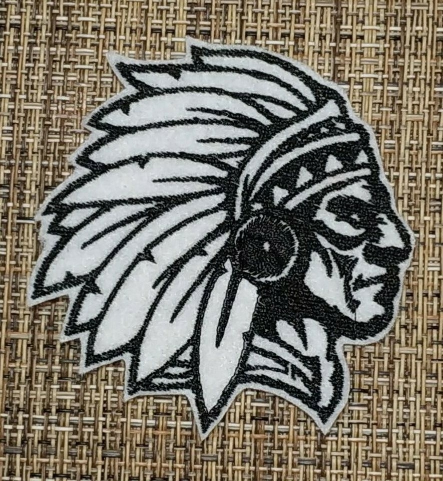 Tribe Patch Iron-On Tribe Man Chief Embroidered Applique Patches For ...