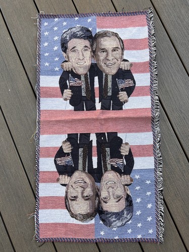 JibJab 2004 George Bush Kerry Presidential Memorabilia Tapestry Fabric ...