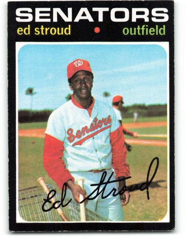 1971 Topps #217 Ed Stroud EX/NM Senators ID:230628 | eBay
