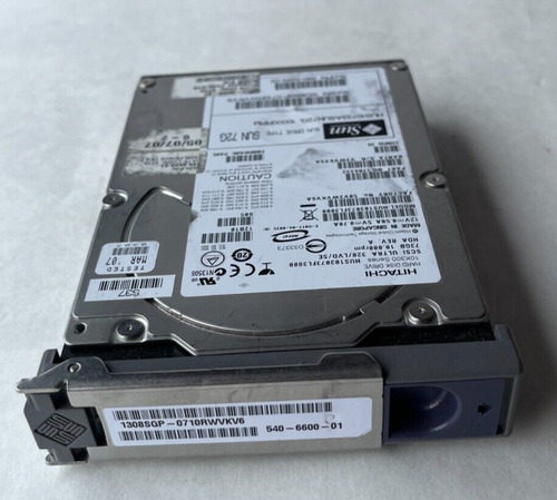 Sun 73GB 10k SCSI HDD w/Caddy, 540-6600, 390-0265 | eBay
