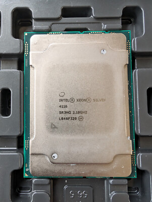 Intel Xeon Silver 4116 12-Core 2.1GHz 16.5MB LGA3647 CPU Processor ...
