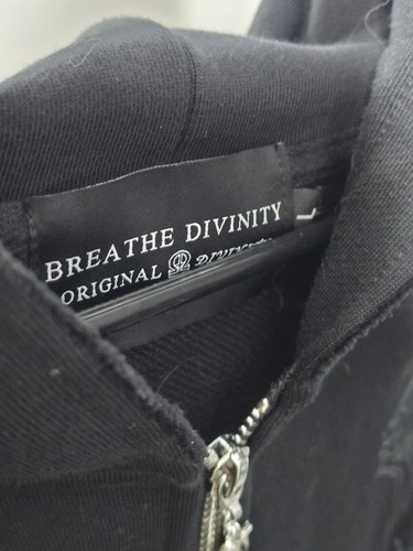 Breathe Divinity Zip Up Blackred Hoodie L | eBay