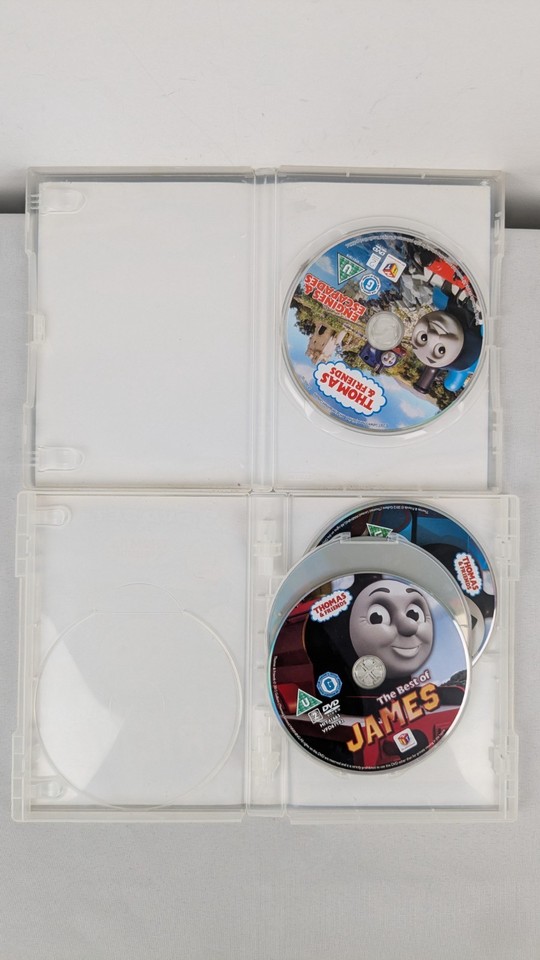Thomas The Tank Engine & Friends DVD Bundle 4x Discs 8+ Hours Of Kids ...