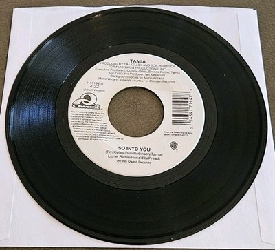 TAMIA So Into You / Imagination 1998 Hip Hop Qwest Vinyl Record 45" NM ...