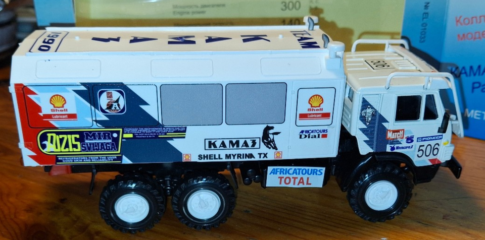 KAMAZ 4310 PARIS DAKAR RALLY 1990 MASTER KAMAZ TEAM 506 Elecon 1/43 ...