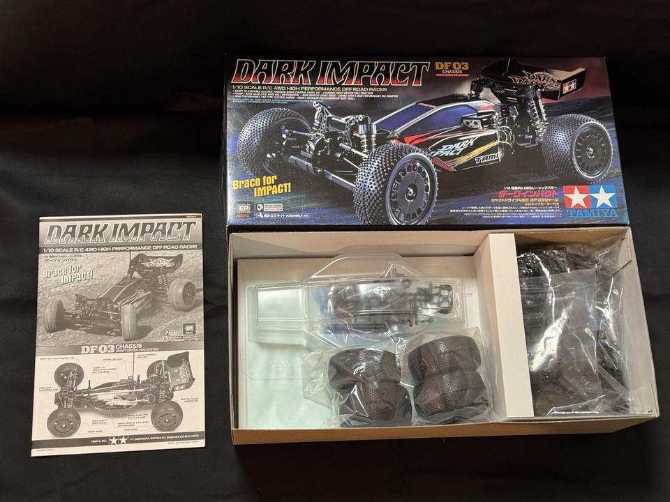 TAMIYA Dark Impact 1/10 4WD Buggy kit DF-03 Chassis New 2006 Made in ...
