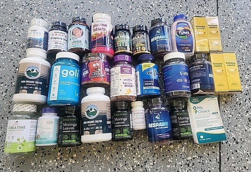 Wholesale Lot Of 28 Assorted Vitamins & Supplements NEW & Sealed | eBay
