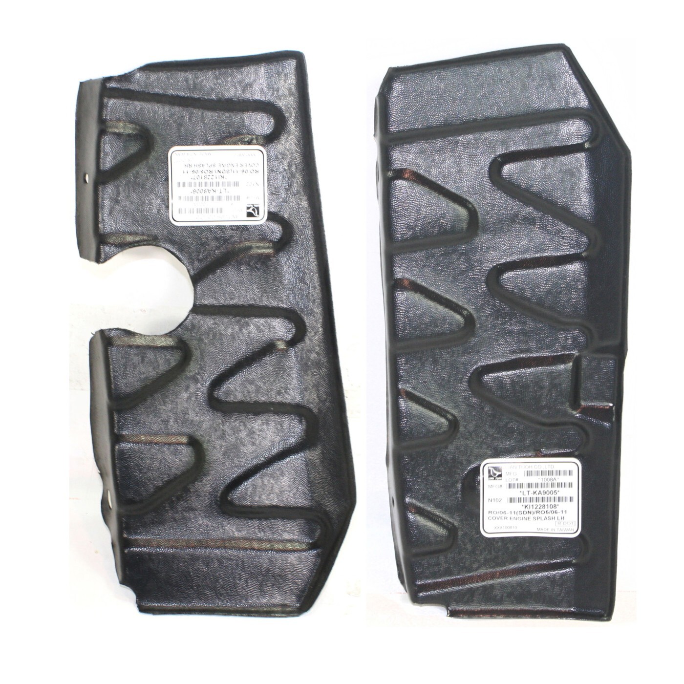 Left & Right Side Engine Splash Shield For 2006-2011 Kia Rio Rio5 2pc ...