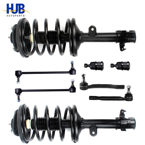 Front Struts Coil Spring Outer Tie Rods Ball Joints for Acura MDX Honda ...