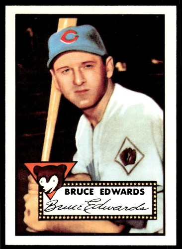 1983 Topps 1952 Reprint Series Bruce Edwards Chicago Cubs #224 | eBay