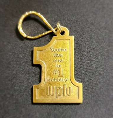 Vtg WPLO Radio Keychain Atlanta, GA Key Fob Country Music Metal Rare | eBay