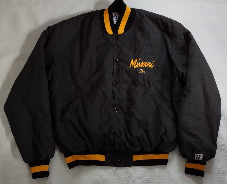 VTG MADE IN USA 1980 THE GAME MISSOURI MIZZOU TIGERS BOMBER STYLE ...