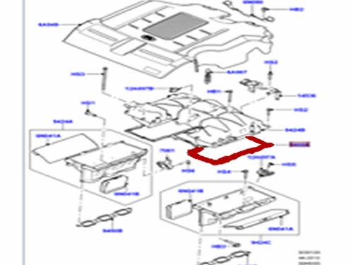 LAND ROVER INTAKE MANIFOLD GASKET RANGE ROVER LR4 SPORT DISCOVERY ...