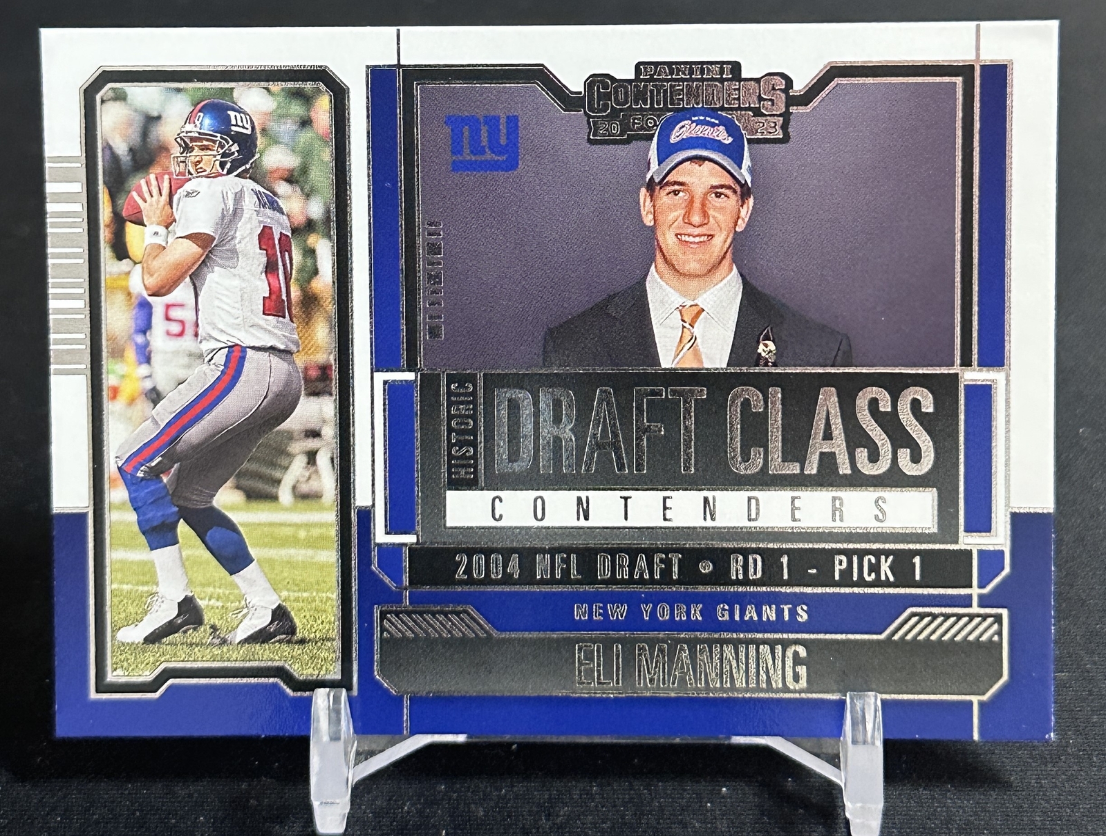 2023 Panini Contenders #HDC-EM Eli Manning Historic Draft Class New ...
