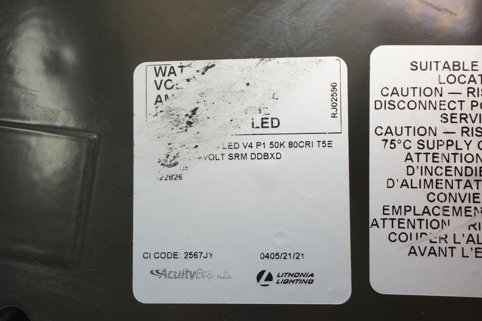 New Lithonia VCPG LED Parking Garage Luminaire 2567JY DDBXD 50K T5E V4 ...