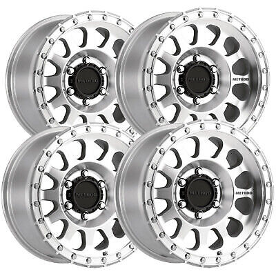(Set of 4) Method MR315 17x9 6x5.5" -12mm Machined Wheels Rims 17" Inch ...