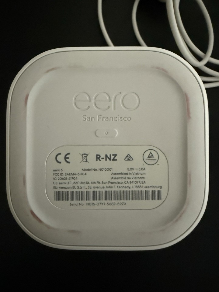 Eero EERO 6 Dual Band Mesh WiFi Router N010001 | eBay