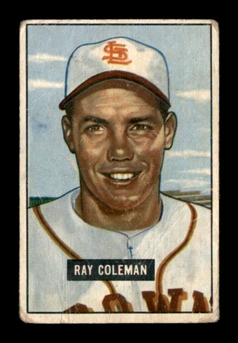 1951 Bowman #136 Ray Coleman VG/VGEX X2981009 | eBay