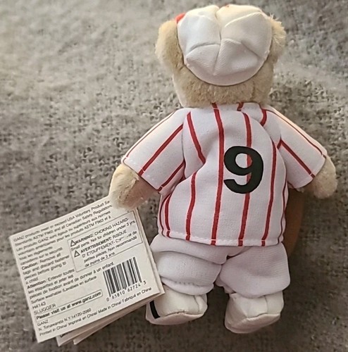 NWT 2001 Ganz - Wee Bear Village - Plush SLUGGER BASEBALL BEAR H4143 | eBay