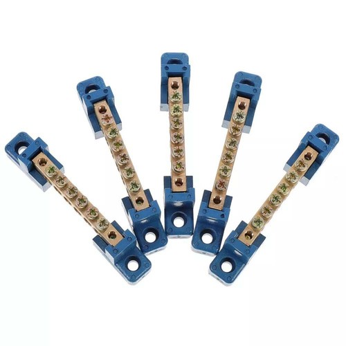 6 Position Terminal Block with Brass Wire Screw for Secure Connections ...