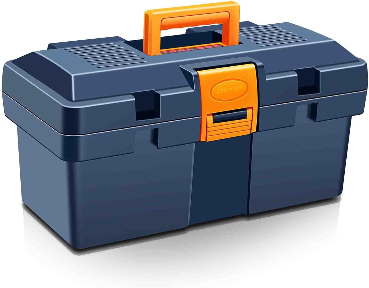 Anyyion 13In Small Tool Box,Lockable Tool Box for Home,Truly Rugged,No ...