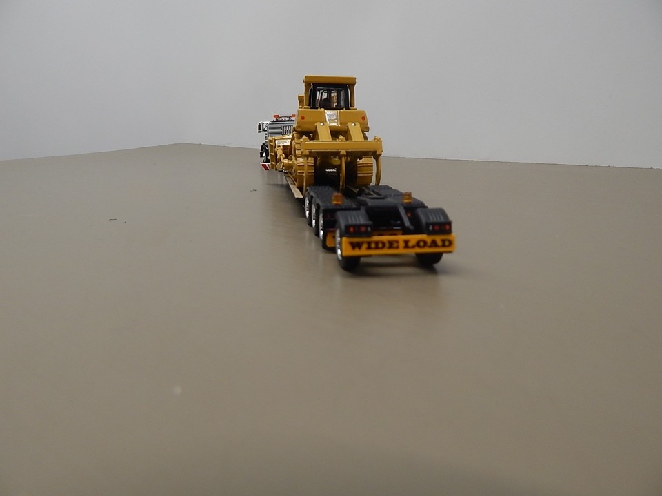 HO 1/87 Scale Herpa Promotex Truck Trailer & Cat D9T Dozer | eBay
