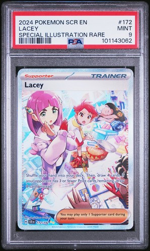2024 POKEMON SCR EN-STELLAR CROWN SPECIAL ILLUSTRATION RARE #172 LACEY ...
