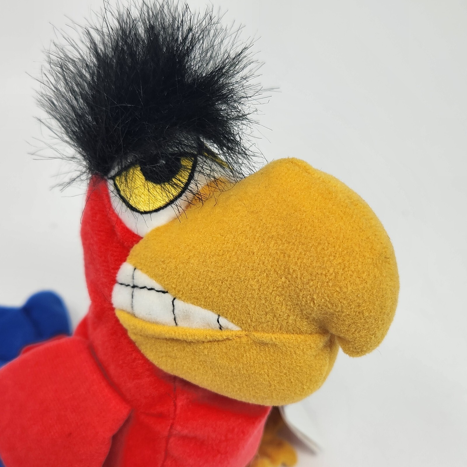 DISNEY STORE ALADDIN IAGO BIRD PARROT STUFFED ANIMAL PLUSH BEAN BAG NEW ...