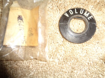 Radio Knob Back Plate Insert, Volume Original. 55-56 Chevy | eBay