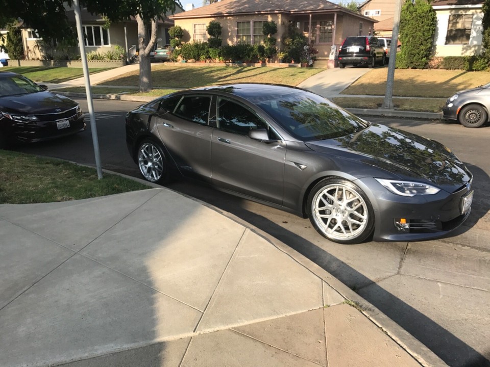 Tesla Model S Custom Luxury Wheels HRE 3 Piece Forged Rims | eBay