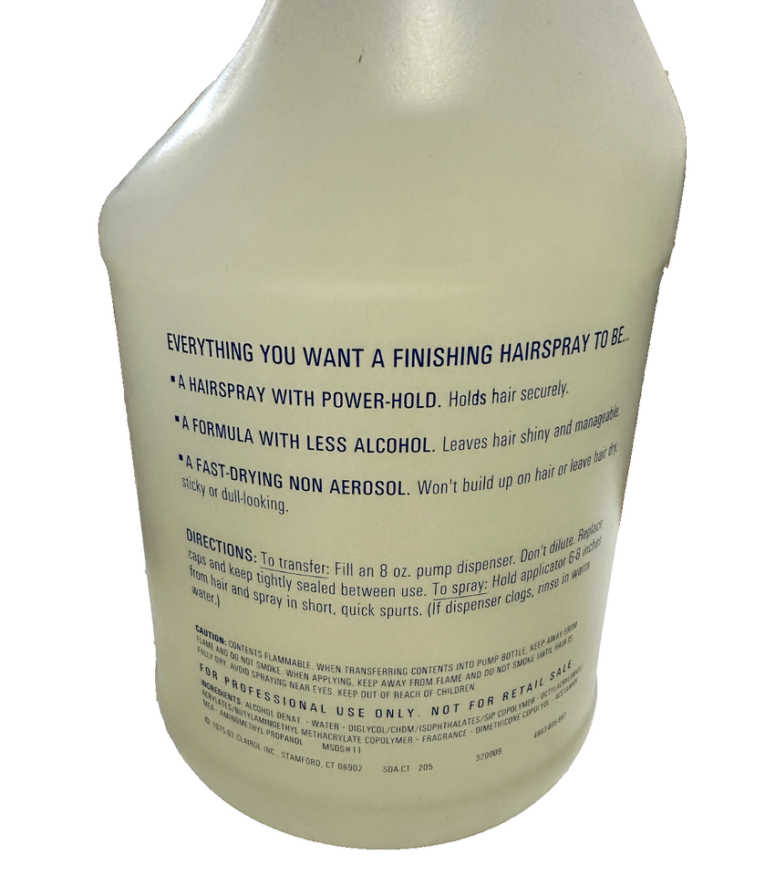 Final Net REGULAR HOLD Non-Aerosol Finishing Spray Lower Alcohol 1 ...