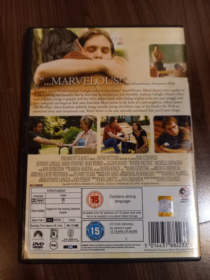 Winter Solstice - Aaron Stanford DVD | eBay.de