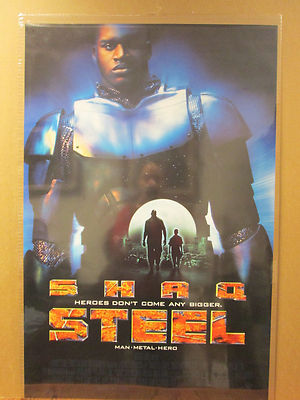 vintage 1997 Steel original movie poster Shaq metal hero 6807 | eBay