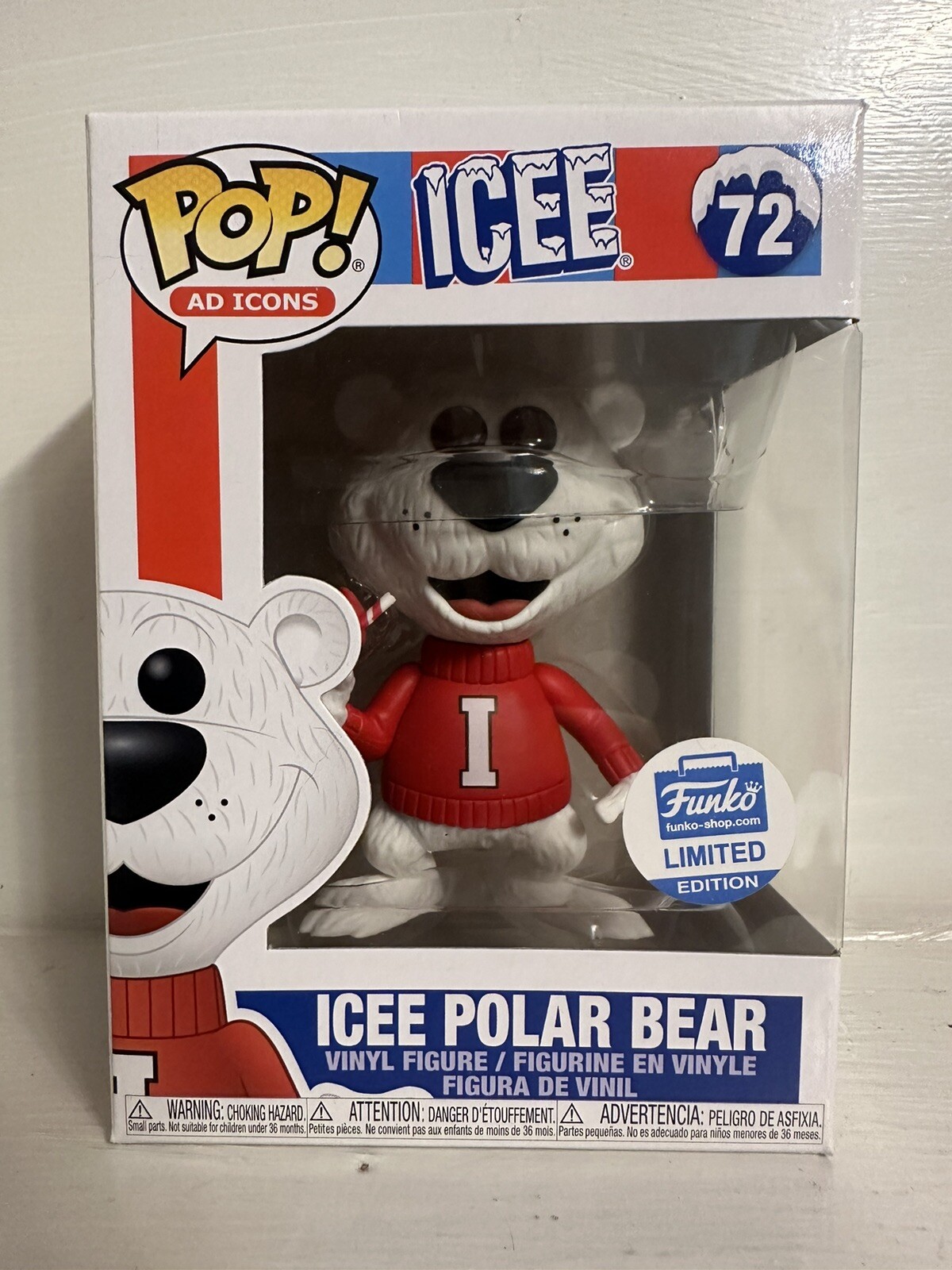 Funko Pop! Vinyl: Ad Icons - Icee Polar Bear - Funko (Exclusive) #72 ...